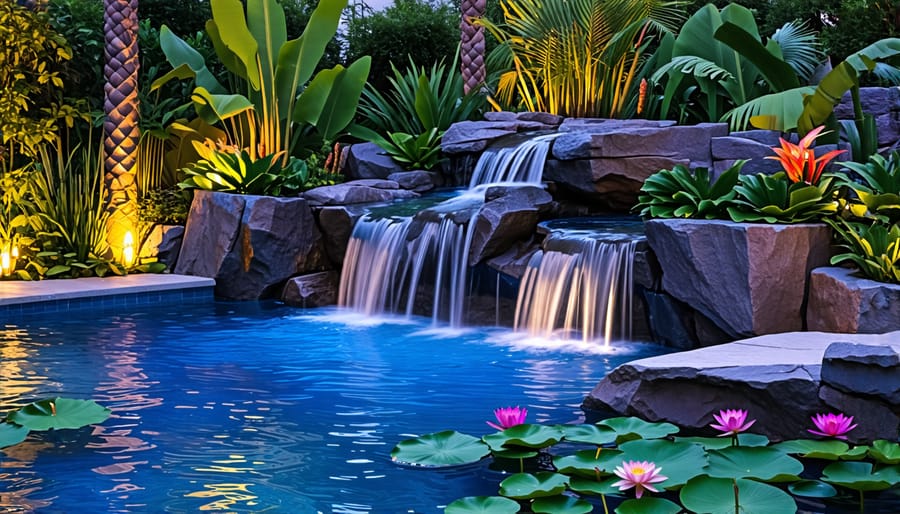 6 Splashy Water Features to Turn Your Boring Pool into a Backyard ...